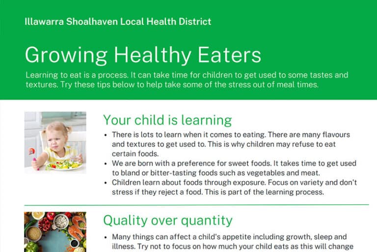 Factsheets – Central Coast Health Promotion Service